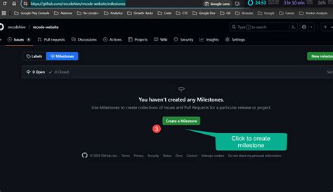 How To Create Milestone On Github Recode Hive