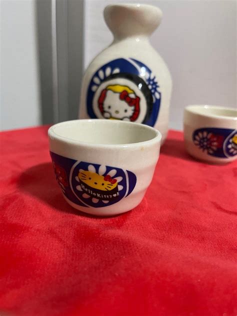 Hello Kitty Sake Set Japan Food And Drinks Other Food And Drinks On Carousell