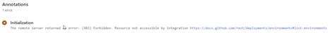 Warnings Resource Not Accessible By Integration Issue Microsoft AL Go GitHub