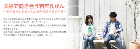 がんと分かったら 若年乳がん患者のサイバーシップ向上を志向した妊孕性温存に関する心理支援体制の構築（厚労省化学研究 がん対策推進総合事業）