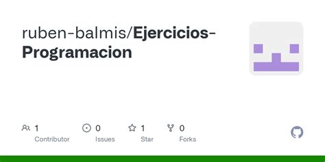 GitHub Ruben Balmis Ejercicios Programacion