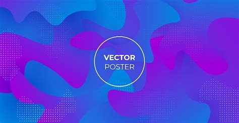 Premium Vector Minimal Abstract Blue Purple Liquid Color Gradient Geometric Fluid Shape