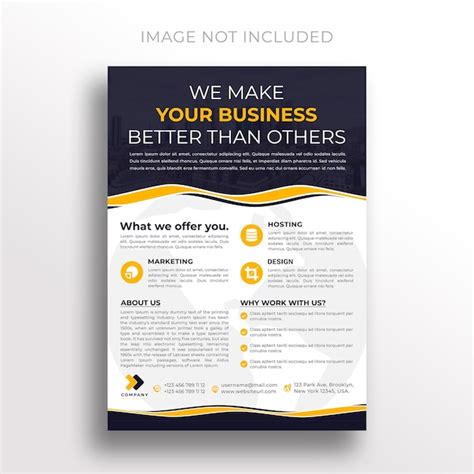 Premium Psd Corporate Flyer Design Psd Template Created For Freepik