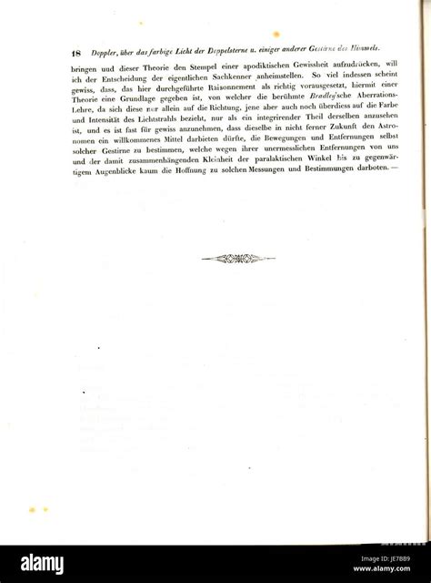 A 1842 Edition Of Doppler A Scientific Work Discussing The Doppler Effect Which Describes