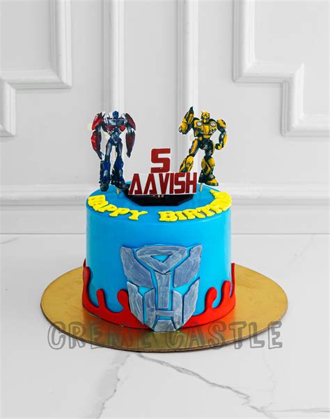 Transformers Army Cake Creme Castle