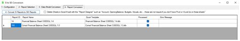 Step 4 Report Conversion
