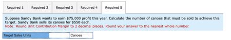 Solved E6 5 Static Calculating Contribution Margin And