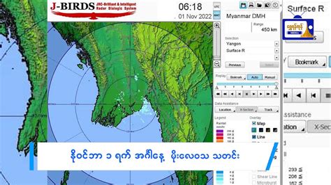 နိုဝင်ဘာ ၁ ရက် အင်္ဂါနေ့ မိုးလေဝသ သတင်း Youtube