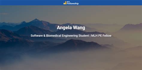 Github Angelaw7mlh Portfolio Portfolio Created As A Mlh Fellow In