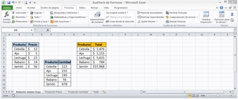 Capacitate Excel Auditoría De Fórmulas En Excel Como Ver Las
