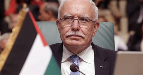 El Ministro Palestino Dice En La Onu Que Israel Literalmente Está