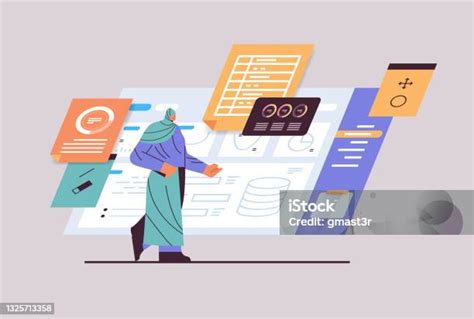 Pengusaha Menganalisis Grafik Dan Grafik Analisis Data Proses Pemasaran