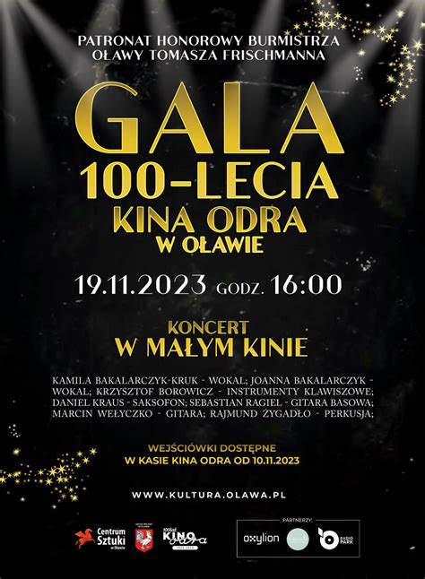 Gala Z Okazji 100 Lecia Kina Odra