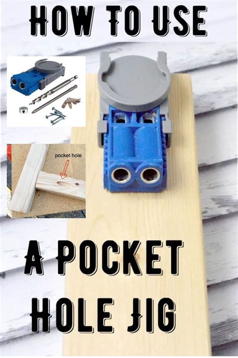 How To Use A Pocket Hole Jig Kreg Jig Pocket Hole Jig Woodworking