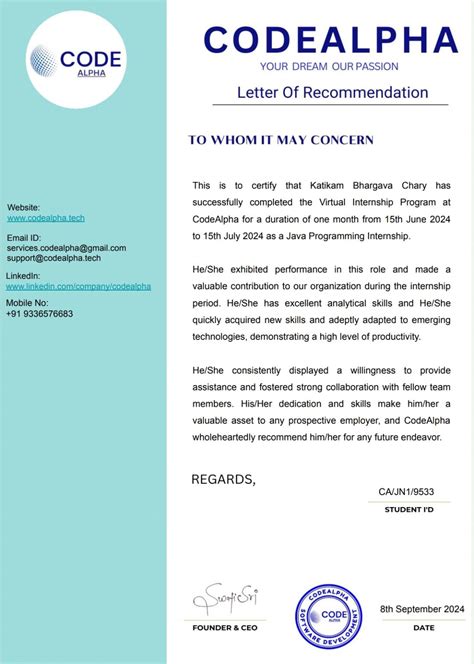 I Have Successfully Completed My Code Alpha One Month Virtual