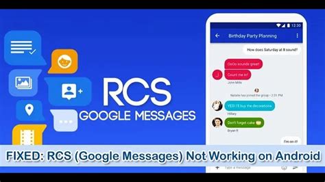 How To Fix RCS Google Messages Not Working On Android YouTube