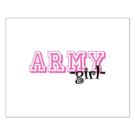 Army Grl Jersey Style Small Poster Army Poster Mrdad Store