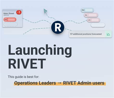 Rivet Launch Guide Form Page Rivet Work