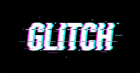 free download glitch text effect photoshop file