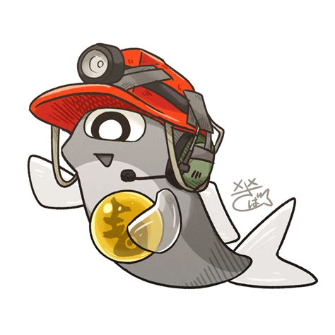 アイコン用イラスト（サーモンラン）