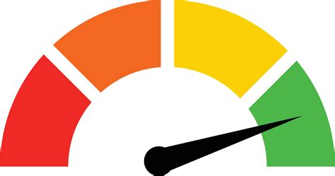 Speedometer Icon On White Background Colorful Gauge Sign Credit Score Meter Symbol Flat Style