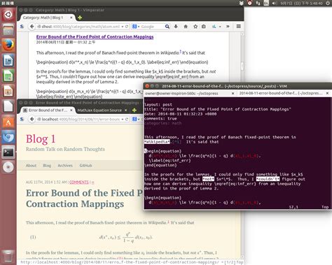 MathJax And RSS Blog 1