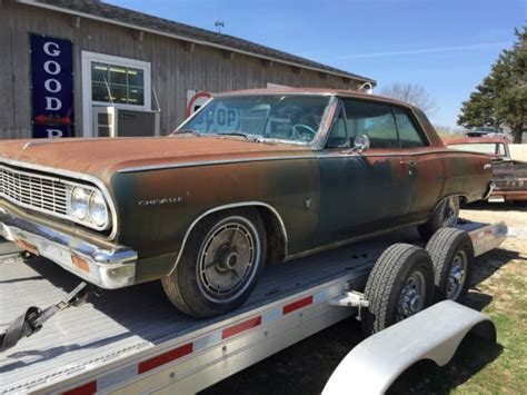 1964 CHEVROLET MALIBU SS V8 4spd Ac BARN FIND SURVIVOR PROJECT HOTROD