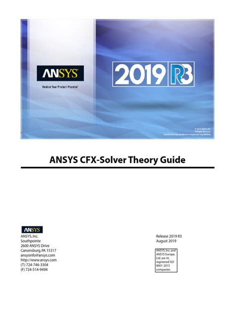 Ansys Cfx Solver Theory Guide Pdf