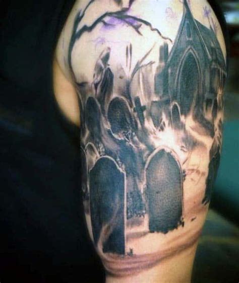 Graveyard Tattoo Drawings