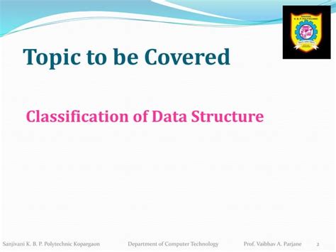 Classification Of Data Structure Linear And Non Linear Pptx