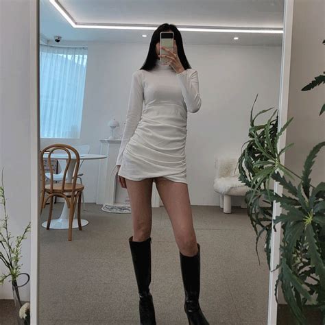 Cm 스퀘어 롱부츠 더폰드