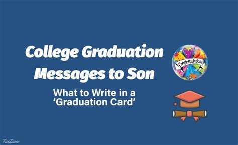 30 College Graduation Messages To Son What To Write In A Graduation