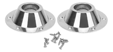 Placa Base Para Montaje En Suelo 2 Unidades Aluminio Chapa Envío Gratis