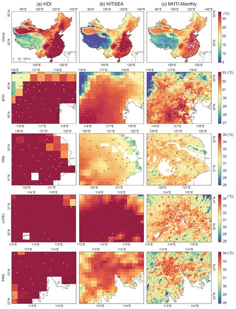 Essd Hitic Monthly A Monthly High Spatial Resolution 1 Km Human