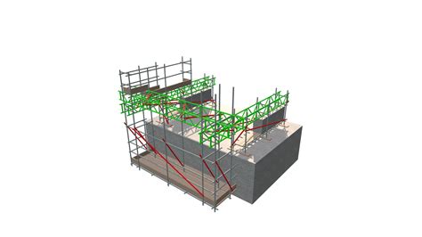 Pro Node De Dwg Sf C D Model By Node Scaffold Design