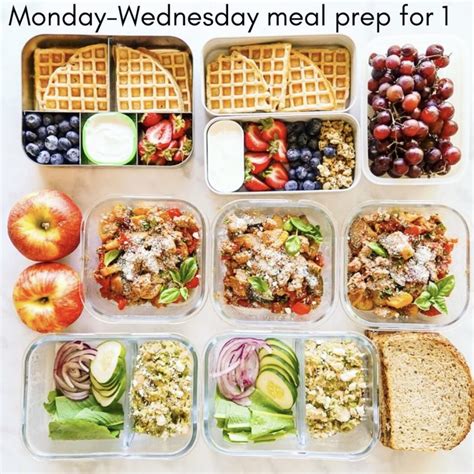 Advanced Meal Prepping Workweek Lunch