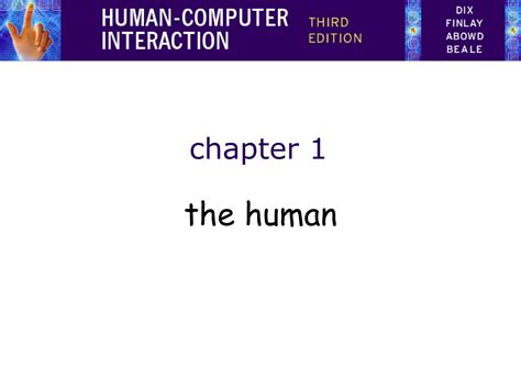Human Computer Interaction Ch1 The Humanpdf