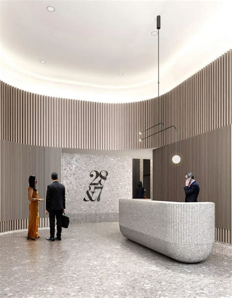 Reception Lobby Modern Reception Reception Desks Office Interior