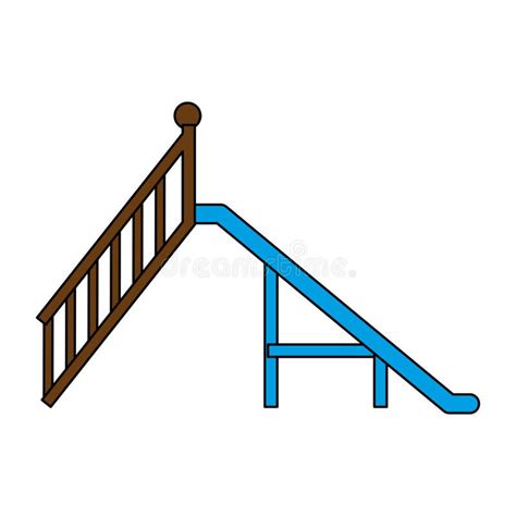 Game Playground Slide Icon Stock Illustration Illustration Of Park