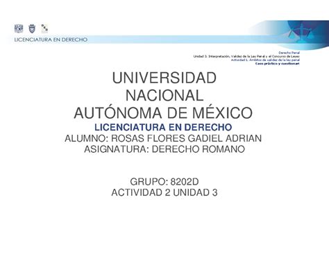 Rosasg U3a2 Dp Mi Experiencia De Aprendizaje Ámbitos De Validez De La