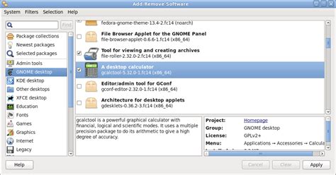 Chapter 3 The Gnome Packagekit Gui
