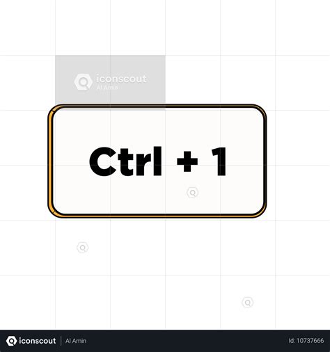 Ctrl 1 Key Key Button Animation By Al Amin Lottiefiles