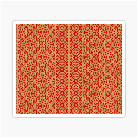 Pattern Assamese Sticker For Sale By Debajitart Redbubble