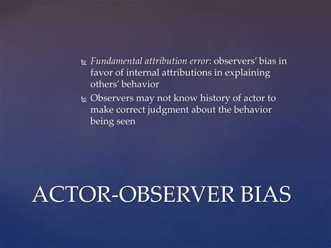 Political Examples Of Actor Observer Bias Stronglery