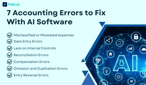 Eliminate These 7 Common Accounting Errors With Ai Software Febi Ai