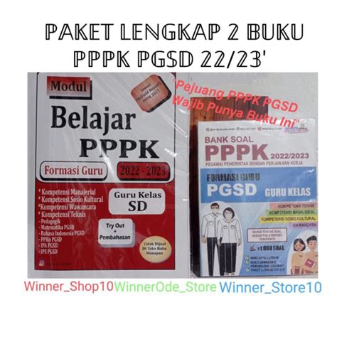 Jual Buku DRILL SOAL PPPK Guru Kelas PGSD 2022 2023 Original Bimbel