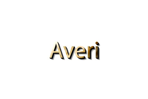 AVERI 3D NAME MOCKUP 14463402 PNG