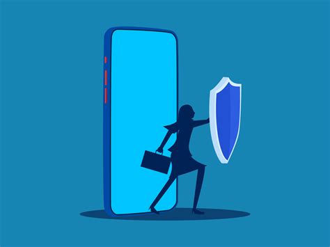 Prevent Cell Phone Hacking Vector 41143092 Vector Art At Vecteezy