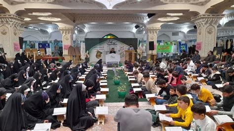 خبرگزاری حوزه تصاویر محفل بزرگ پایگاه قرآنی بچه های مسجد در نمایشگاه