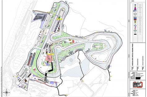 Circuit Zandvoort Plattegrond